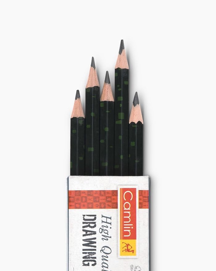Sketching Pencils, 9B Graded, Pack of 10, Professional Artist Drawing ...