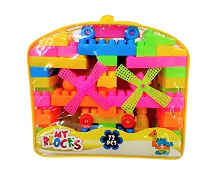 Little LADDERS Amazing Building Block for Kids,72 Pcs Bag Packing ...