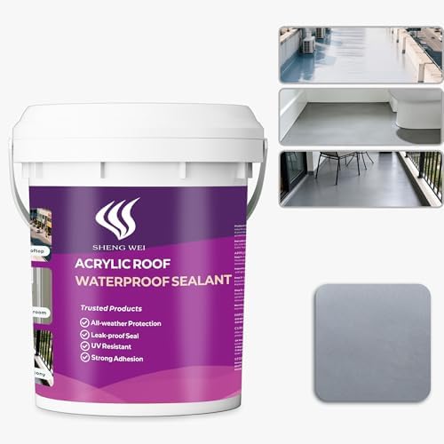 Amazon.com: SHENGWEI Liquid Rubber Waterproof Sealant- 3 Gallon，Floor ...