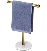Amazon.com: WAYDELI Standing Towel Rack Double-T Shape Tall Bath Towel ...