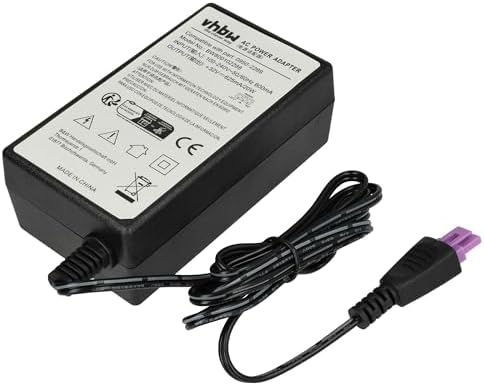 vhbw Mains Adapter Compatible with HP Deskjet 4180, 5100, 5600, 5800 ...