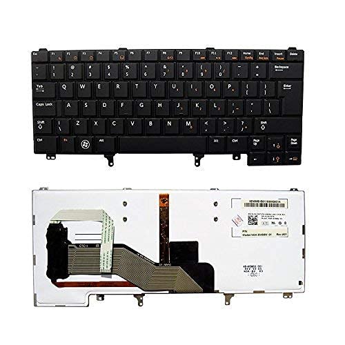 TechSonic Laptop Keyboard Compatible for Dell Latitude E5430 E6320 ...