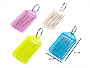 Amazon.com: 48 X Packs of 5 Large Color-Coded Identity Key Tags for ...
