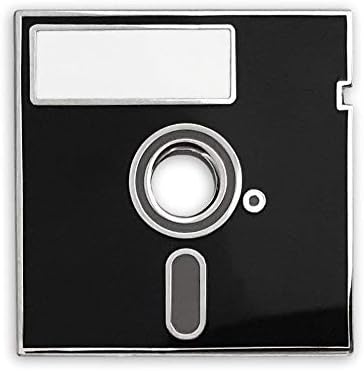 Amazon.com: Pinsanity Retro Floppy Disk Enamel Lapel Pin : Clothing ...