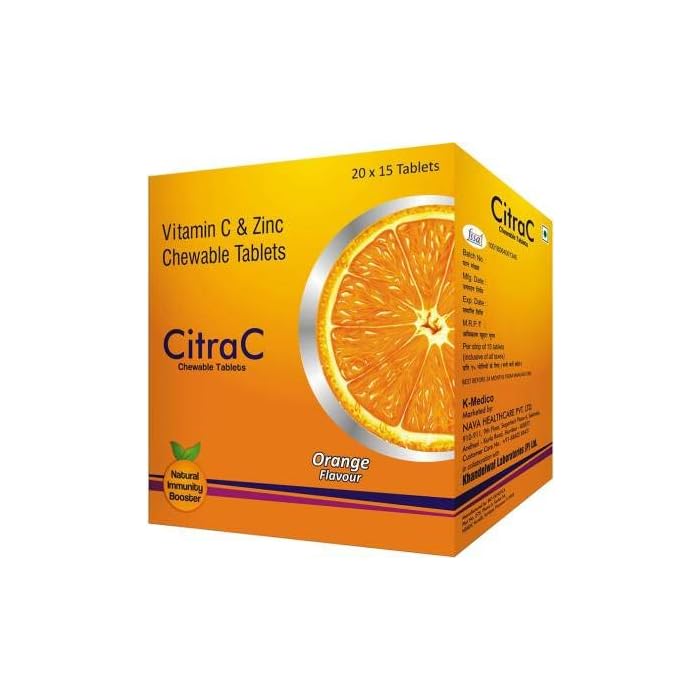 Buy CitraC Vitamin C & zinc, Immunity & Skincare Booster For Men ...