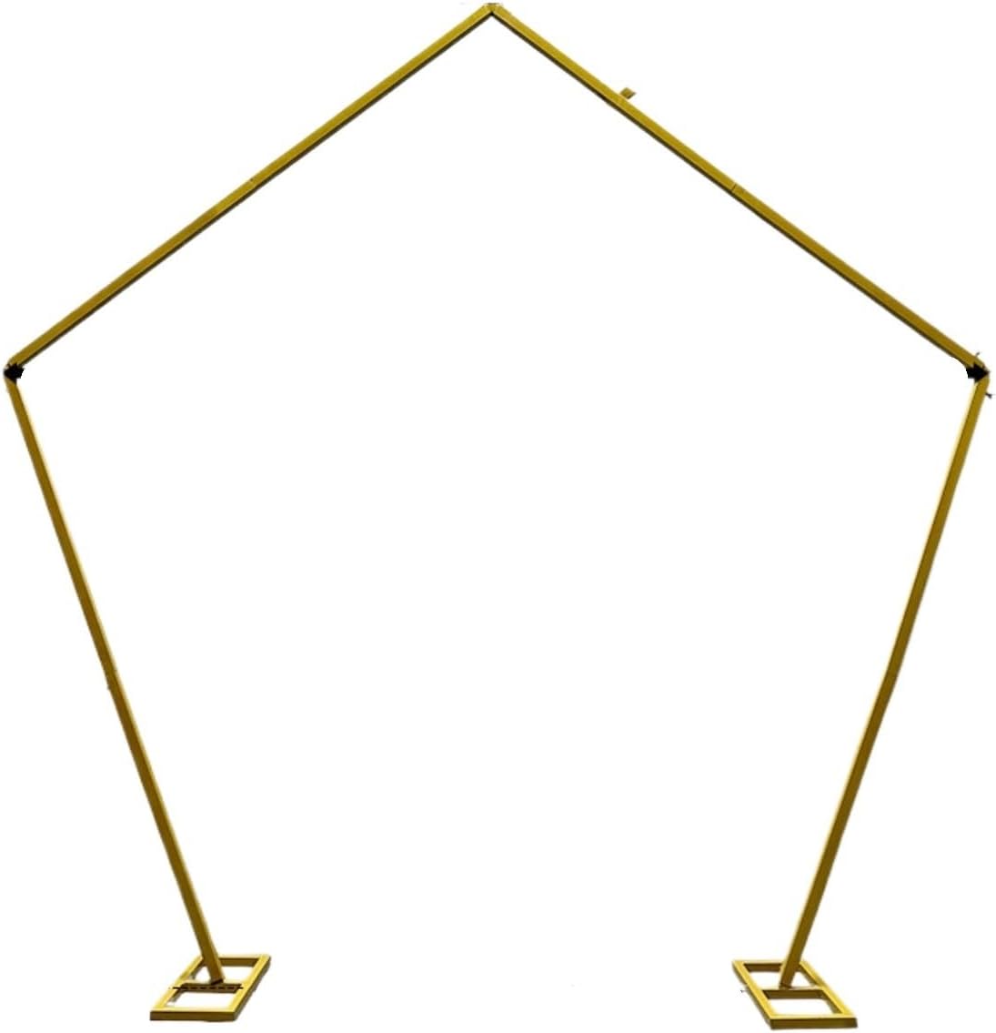 Amazon.com : QGDZ Metal Pentagon Arch Frame Decor, Romantic Wedding ...
