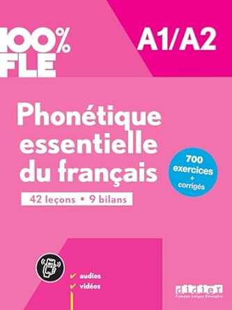 Amazon.com: 100% FLE - Phonétique essentielle du français A1/A2 - livre ...