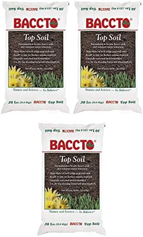 Amazon.com : Michigan Peat Company 1550 Baccto Top Soil, 50 lb : Patio ...