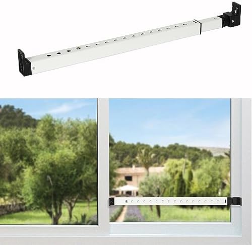 2-Section Upgrade Window Security Bar with Child-Proof Anti-Lift Lock ...
