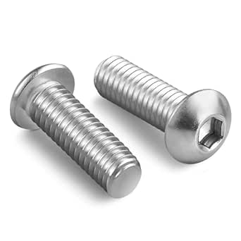 BNUOK 1/4-20 x 3/4 Inch Button Head Socket Cap Bolts Screws,304 ...