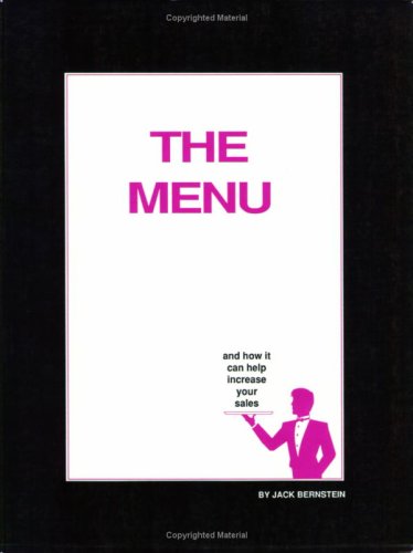 The Menu: Bernstein, Jack: 9780961622688: Amazon.com: Books