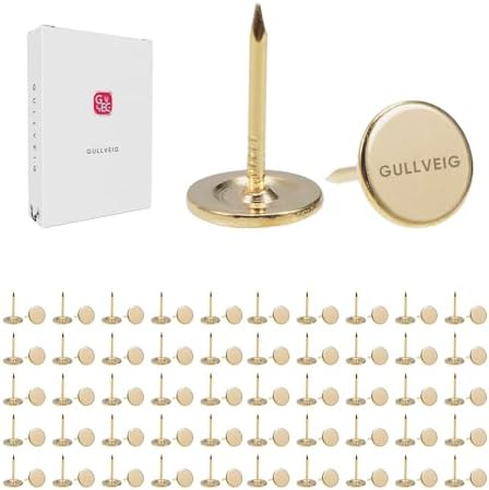 Amazon.com: Gullveig Silver Push Pins - 100 Piece Set in Elegant ...