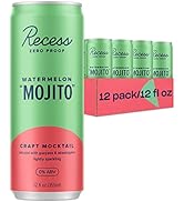 Amazon.com : Recess Zero Proof Craft Mocktails, Alcohol Free Drinks, with Adaptogens, Non ...