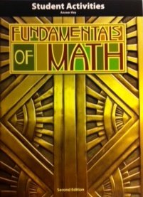 Fundamentals of Math Activity Manual Answer Key 2nd Edition: 262634: ...