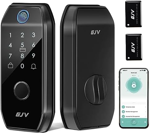 Keyless Biometric Fingerprint Digital Door Lock with Keypad and Fobs ...