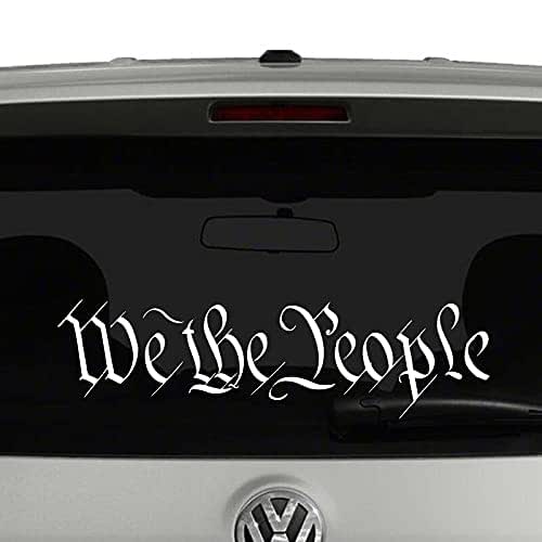 Amazon.com: We The People Constitution Preamble Vinyl Decal Sticker (14 ...