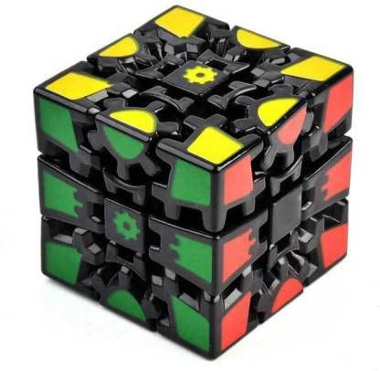 CUBEMATE Cube Black Base 3x3 Gear Type 3D Magic Cube Puzzle : Amazon.in ...
