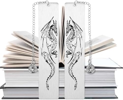 Amazon.com: Fourth Wing Bookmarks - Dragon Bookmark for Women Men - Cool Dragon Acrylic Book ...
