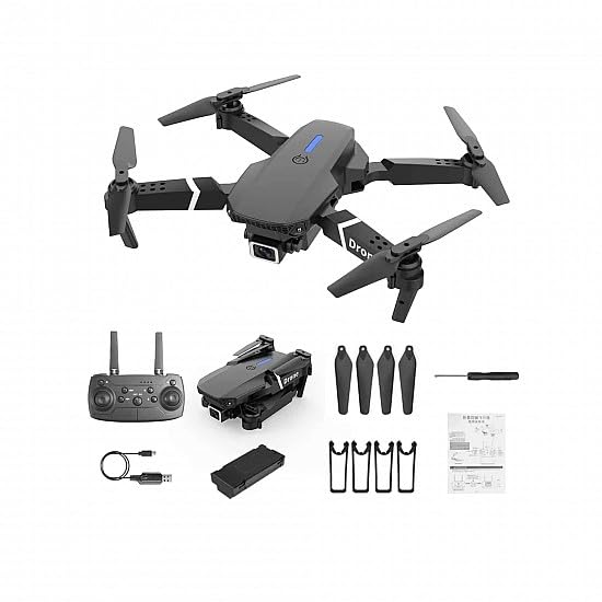 E88 Pro Drone with 4K Dual Camera, 20 Minutes Flight Time, Remote ...