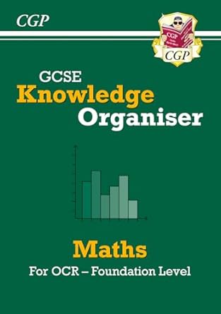 Amazon.com: New GCSE Maths OCR Knowledge Organiser - Foundation (CGP ...