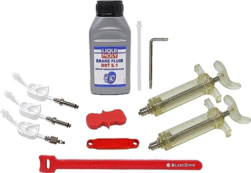 Amazon.com: DOT Fluid Universal Disc Hydraulic Brake Bleed Kit for SRAM ...
