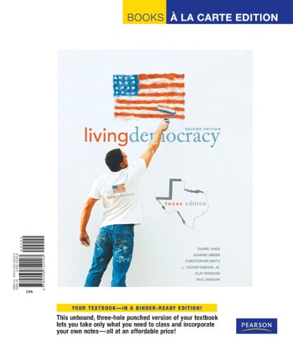 Amazon.com: Living Democracy, Texas Edition, Books a la Carte Edition ...