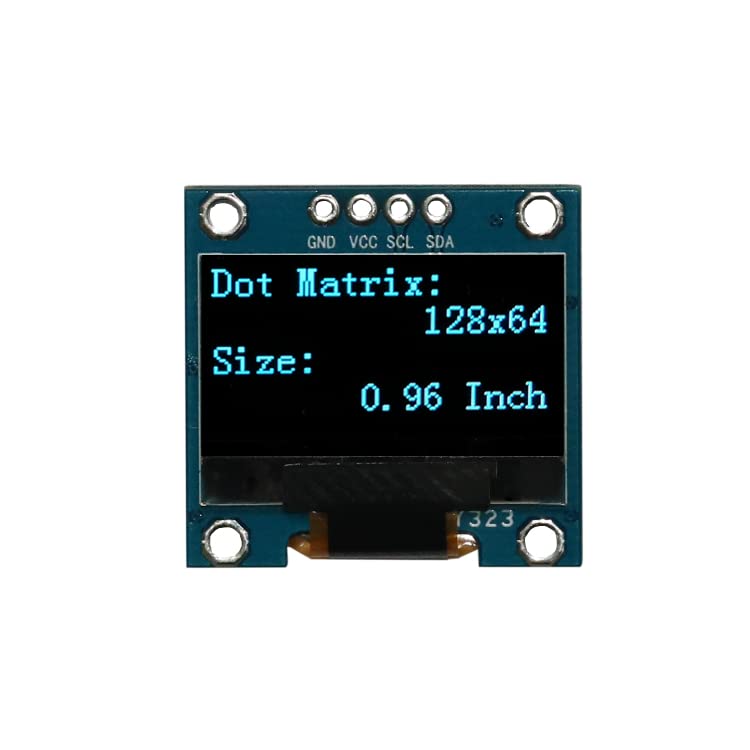 Buy ControllersTech 0.96 inch IIC Serial 4Pin OLED Display Module SSD1306 12864 LCD Screen Board ...