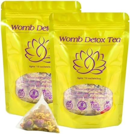 Amazon.com : Aromlife Natural Womb Detox Tea, Uterus Herbal Tea for ...