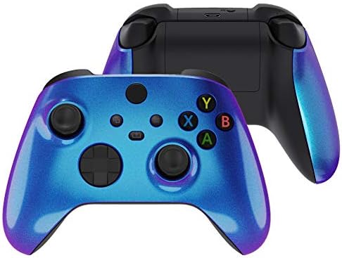 eXtremeRate Chameleon Purple and Blue Top Shell Front Housing Faceplate ...