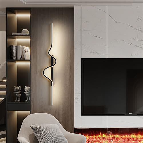 CITRA 600 MM LED Black Coated Long Wall Light - Warm White : Amazon.in ...