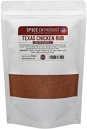 Amazon.com : Spice Enthusiast Texas Chicken Rub - 4 oz : Grocery ...