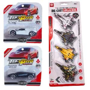 Car and Fighter Jet Model Toy (Random Colour) : Amazon.in: Toys & Games