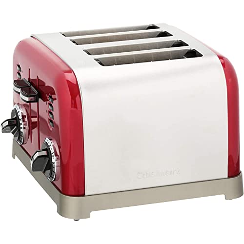 Cuisinart CPT-180MRP1 Metal Classic 4-Slice Toaster, Metallic Red ...