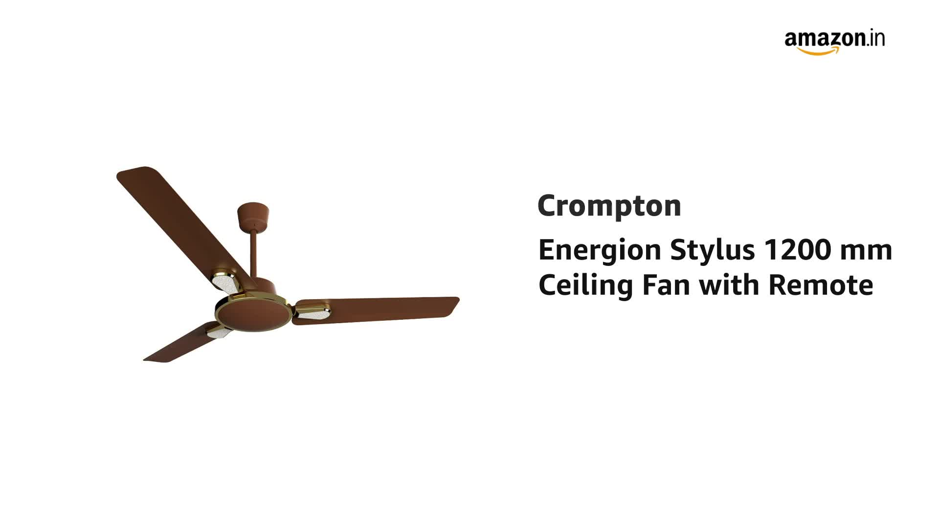 Crompton Energion Stylus 1200 mm (48 inch) 5 Star Rated Energy ...