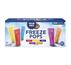 Amazon.com: Freeze Pops, Variety Pack, 1.5 oz, 250 Count – Assorted ...
