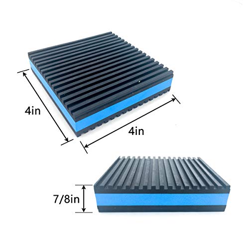 Snapklik.com : Forestchill Ribbed Rubber Anti Vibration Pads For Heavy ...