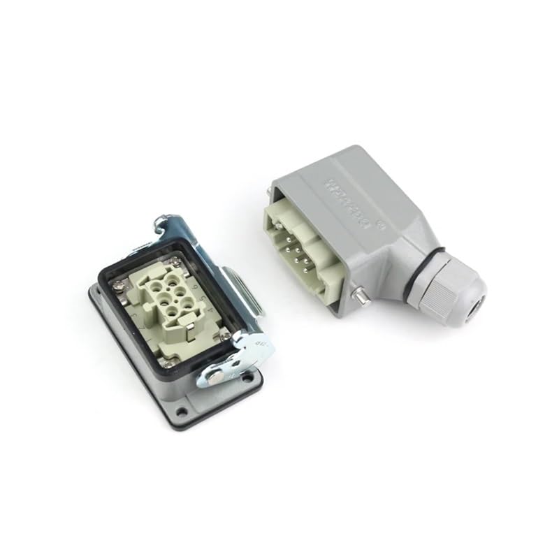Snapklik.com : Rectangular Heavy Duty Connector HE-06 Core Industrial ...