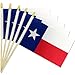 Amazon.com : Pack of 20, Handheld Texas Flags 5x8 Inch - Small State of ...