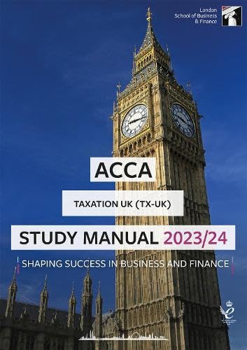 Buy ACCA Taxation Study Manual Book Online at Low Prices in India ...