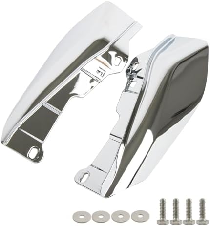 Amazon.com: PSLER Chrome Mid Frame Heat Air Deflector Sets - 2 Pieces ...