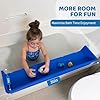 Amazon.com: Tub Topper® Bathtub Splash Guard Play Shelf Area -Toy Tray ...