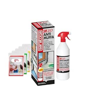 Saratoga Z10 Anti-Mould Spray, Algae Moss Lichen Eliminator for Indoor ...