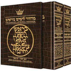 Machzor: Rosh Hashanah and Yom Kippur 2 Volume Slipcased Set -Full Size ...