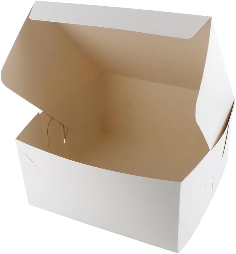 Culpitt Bakery Box, 6" x 6", White Folding Box For Cake, Cookies ...
