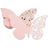 Amazon.com: Kmall 100 x Pearly Pink Butterfly Wedding Party Table ...