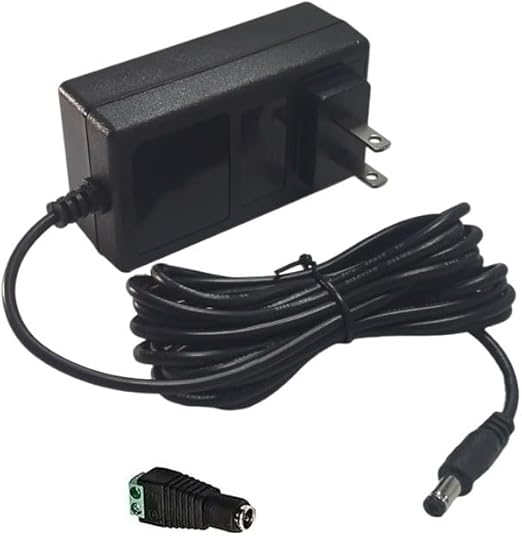 Amazon.com: DC 24V 1A 1000mA Power Supply AC Adapter 100-240V 50-60Hz ...