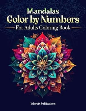Amazon.com: Color by Number Mandalas: An Adult Coloring Book with Fun ...