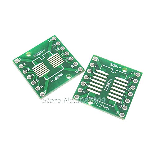 Amazon.com: 10PCS TSSOP14 SSOP14 SOP14 to DIP14 Transfer Board DIP Pin ...