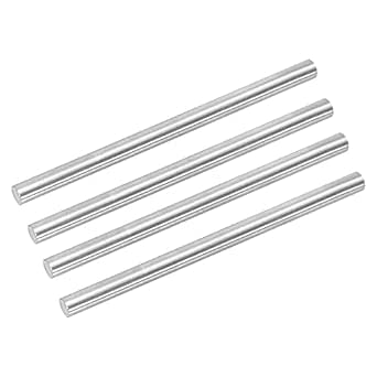 Amazon.com: MECCANIXITY 304 Stainless Steel Round Rods, 6mm x 100mm Solid Shaft Rods for DIY ...