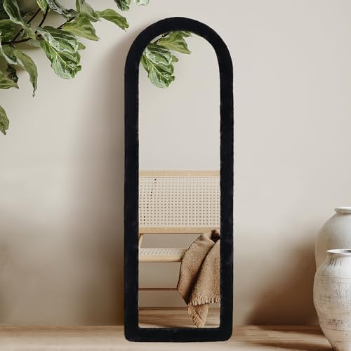 Amazon.com: AnorTrek Fluffy Mirror Cover for Arched & Full-Length ...